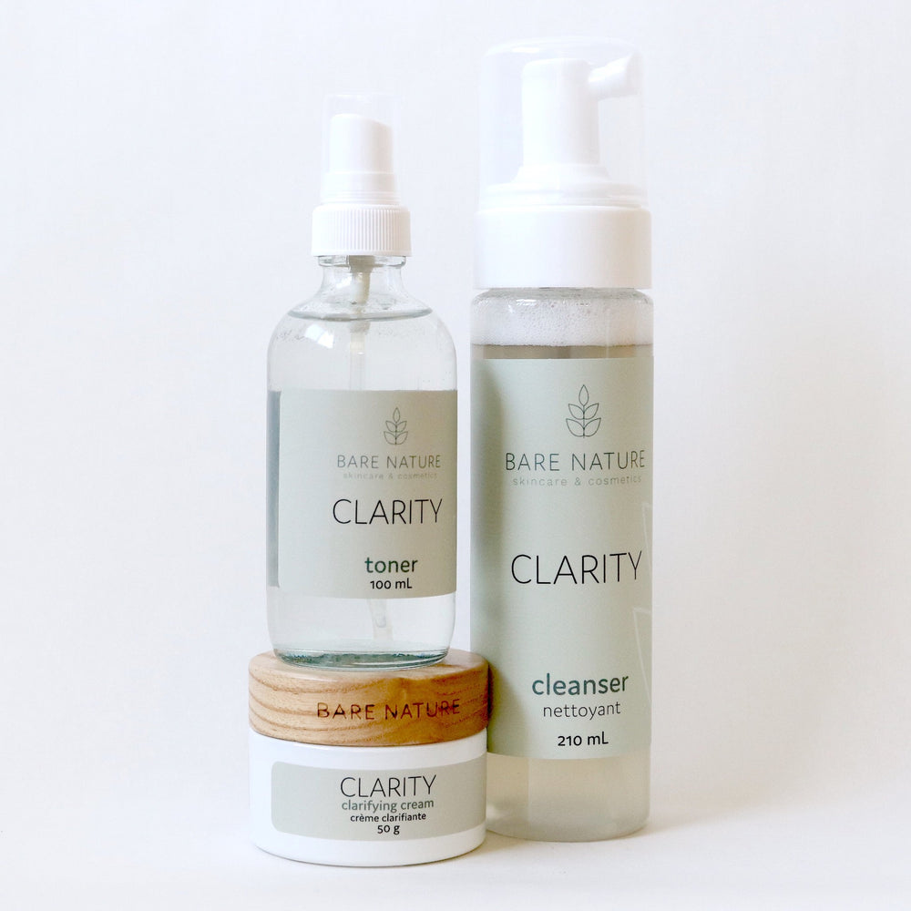 CLARITY Skincare Set: Achieve Clear, Balanced Skin - barenature.ca