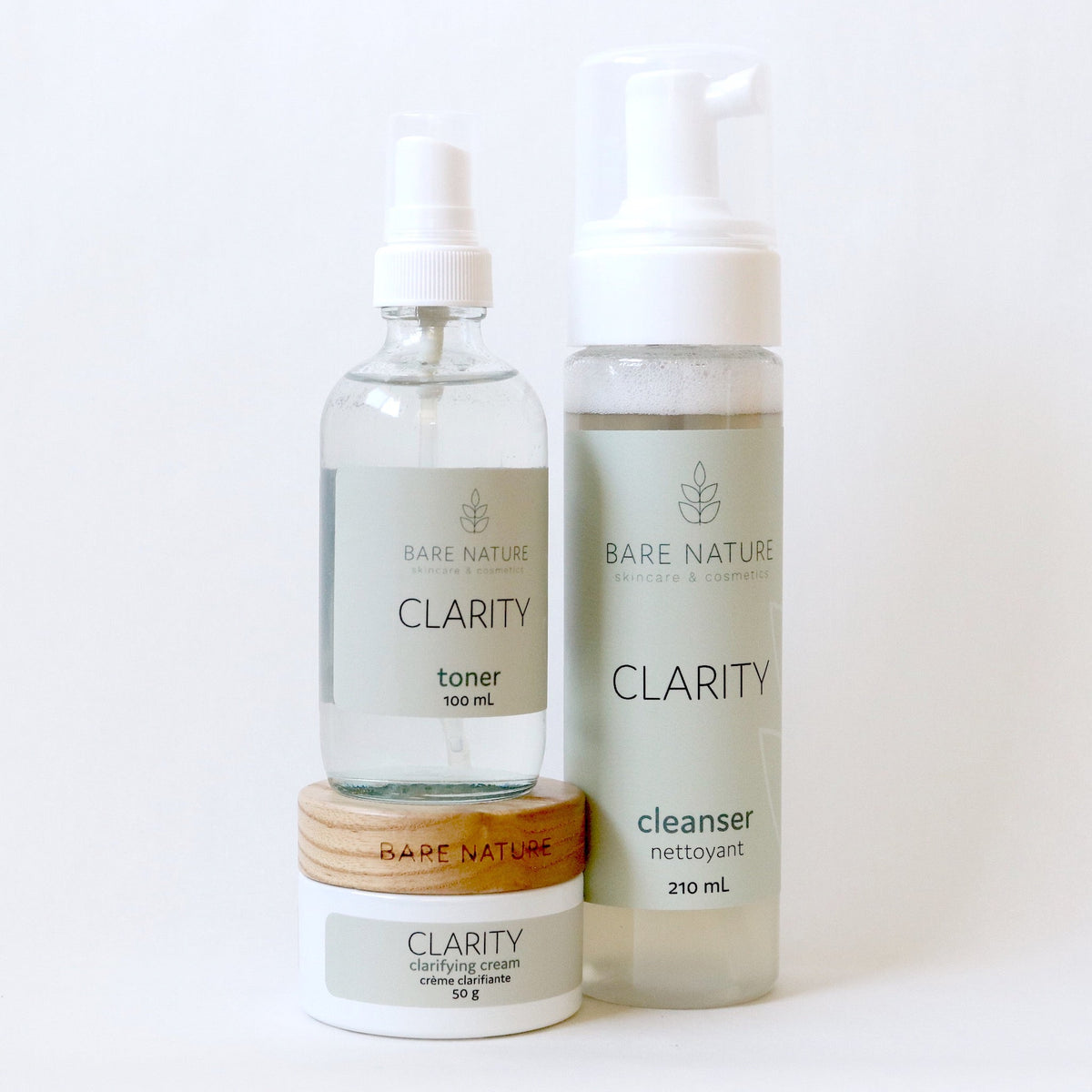 CLARITY Skincare Set: Achieve Clear, Balanced Skin - barenature.ca
